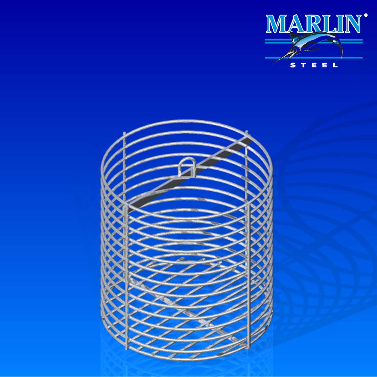 Round Wire Baskets | Custom Round Baskets | Marlin Steel