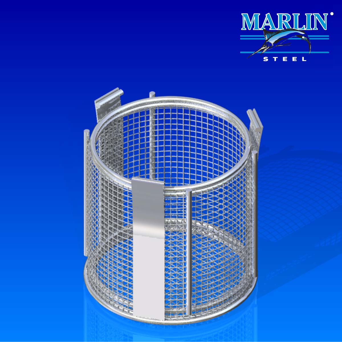 Round Wire Baskets | Custom Round Baskets | Marlin Steel