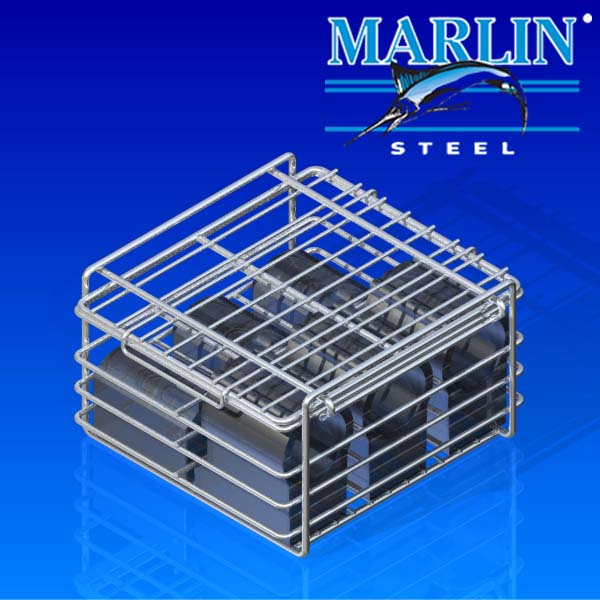 Custom Wire Baskets with Lids | Steel Wire Baskets | Marlin Steel