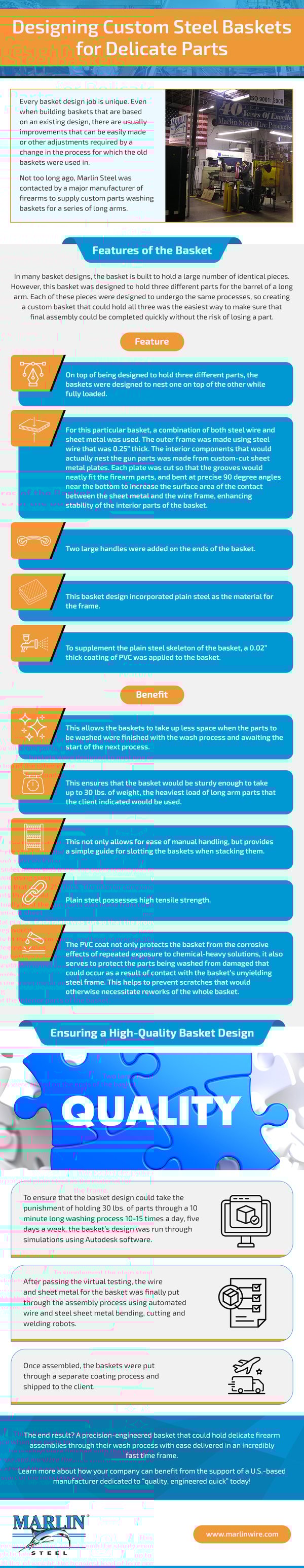 Designing Custom Steel Baskets for Delicate Parts