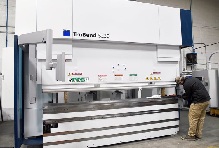 Bend Difficult Parts with Ease with the TruBend 5230 Press Brake